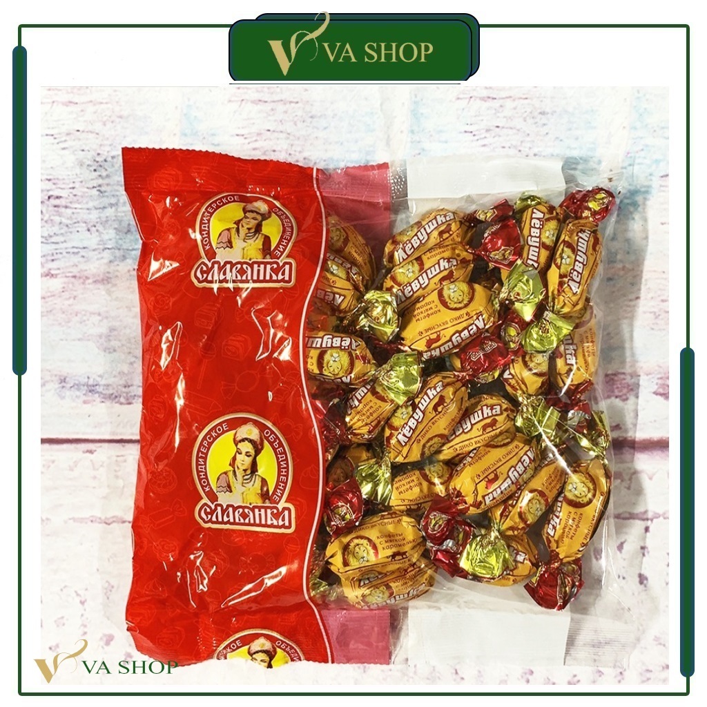 Lyovushka Russian milk caramel jelly chocolate candy, 500gr pack ...