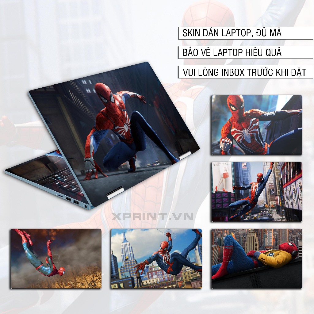 Laptop Stickers, 8 spider-man skin Patterns, spider-man spider man For ...