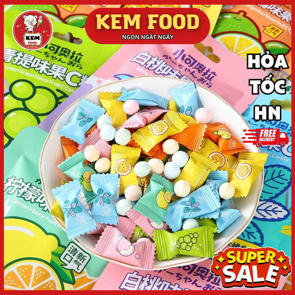 500g Delicious Sugar-Free Vitamin C Fruit Candy, 12 Flavor Mixed Candy ...