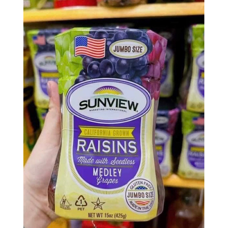 Sunview Raisins Seedless American Raisins 425g Box (Latest Model With ...