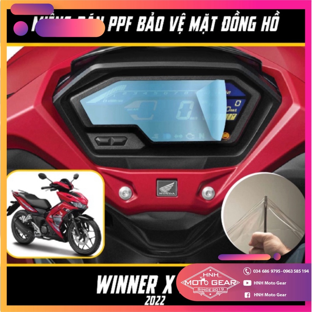 Honda Winner X 2022 6-Layer PPF Watch Face Protector Stickers | Shopee ...