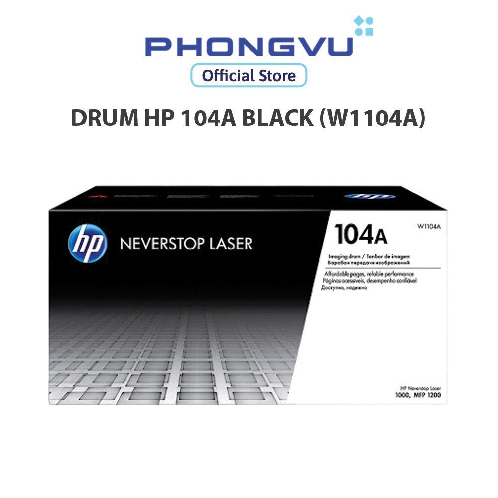 Hp Drum 104A Black (W1104A) | Shopee Malaysia