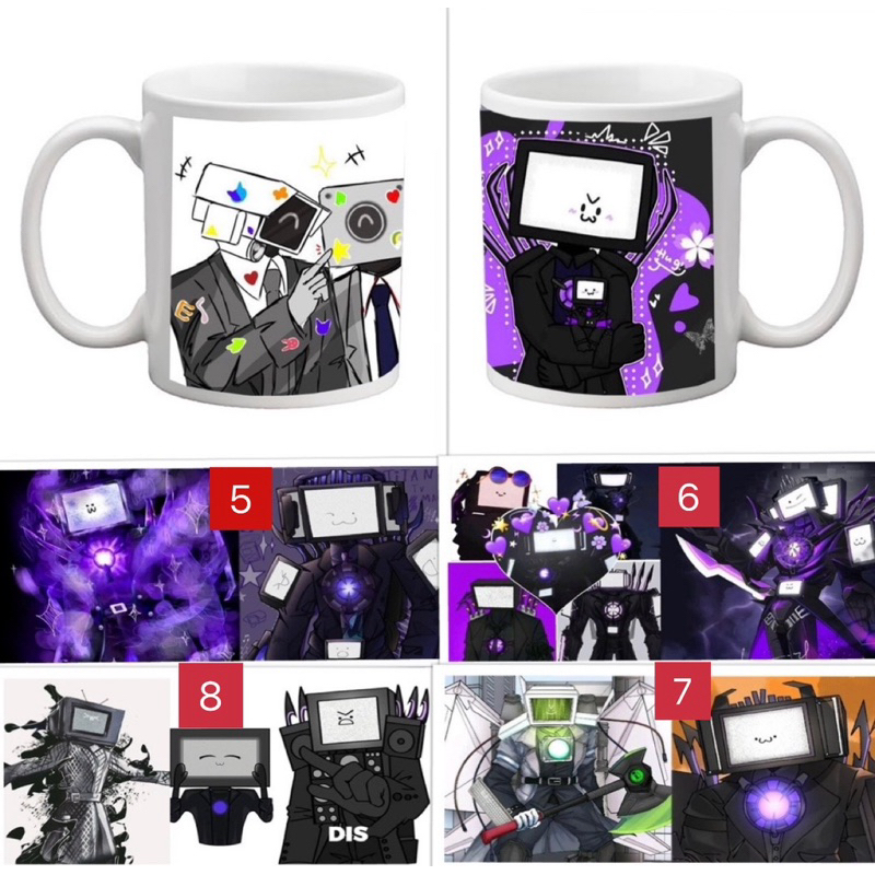 Titan tv man skibidi toilet cup / titan tv man game skibidi toilet ...