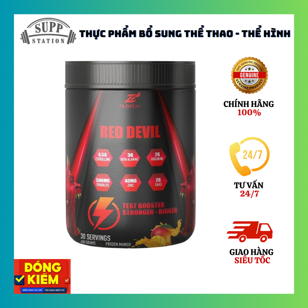 Red DEVIL Z NUTRITION - 30 servings - EAA supplement only, Increases ...