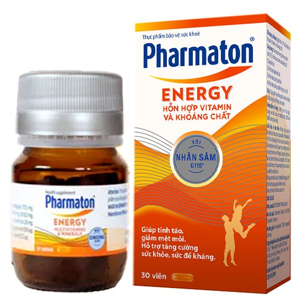 Pharmaton Energy- vitamin & mineral supplement with ginseng - bottle of ...
