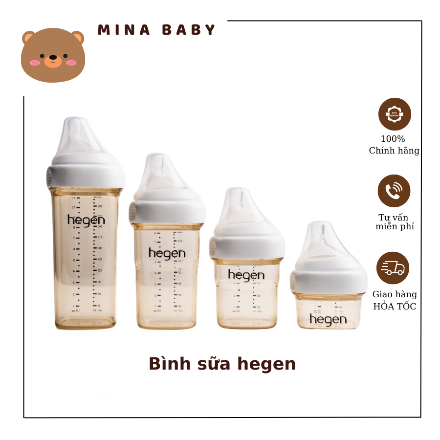 Premium Hegen milk bottles 60ml 150ml 240ml 330ml guaranteed genuine ...