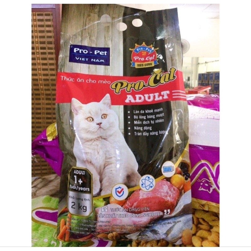 [Genuine]Pro Cat Granules for Large Cats 2kg Pack | Shopee Malaysia
