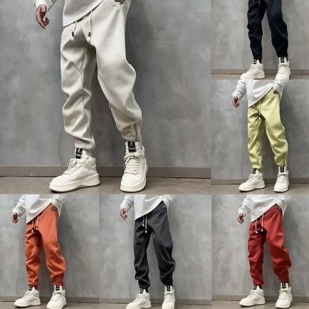 Men's and Women's Jogger Pants with high-quality Unisex hem zipper ...