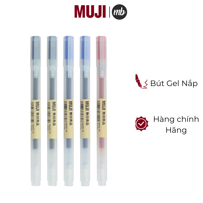 Muji odd gel pen with cap (Genuine Product) | Shopee Malaysia