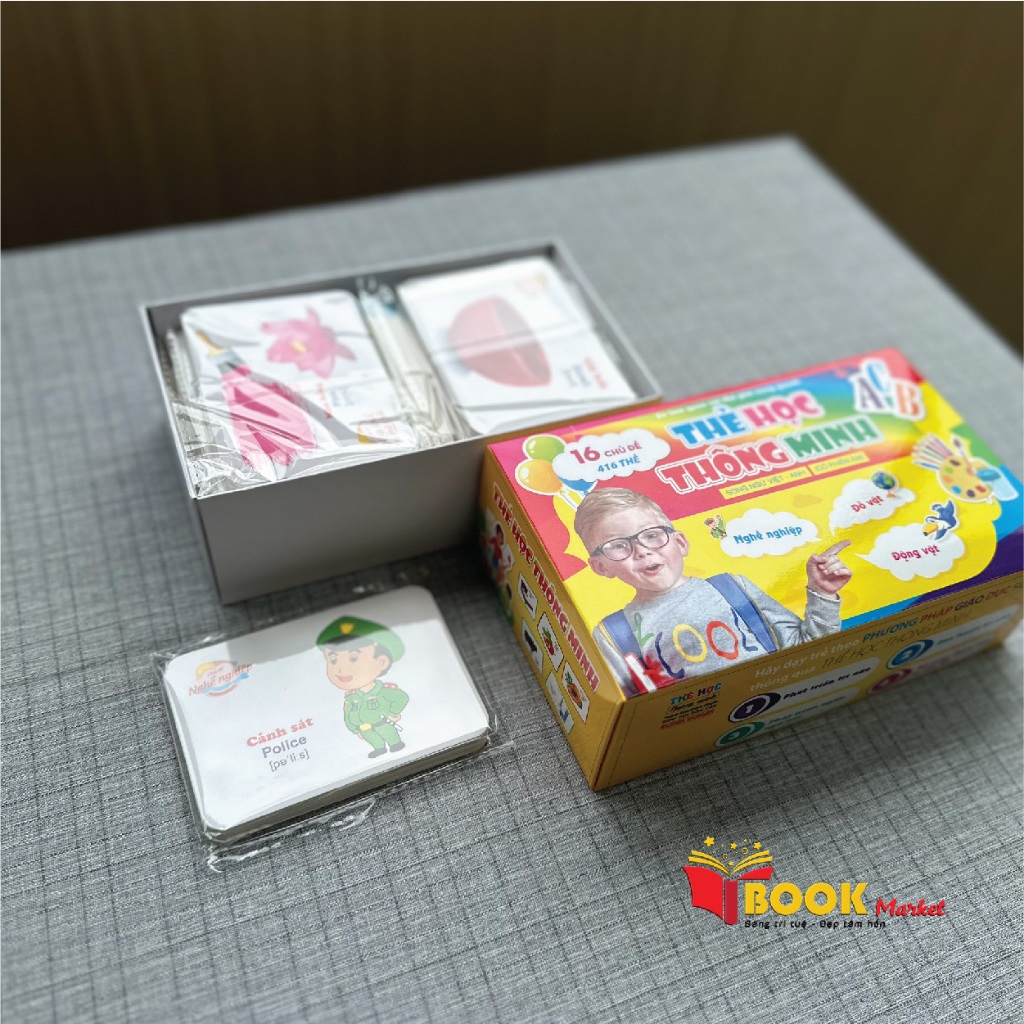 Flashcard BOOK MARKET - Smart Learning Card Set (416 English Flashcards ...