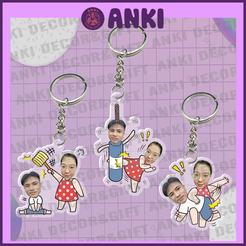 Chibi keychain doublebag House must have a roof, cute chibi ...