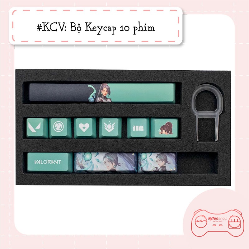 Valorant Keycap Set 10 Cute Agent Keys for Gamers | Shopee Malaysia