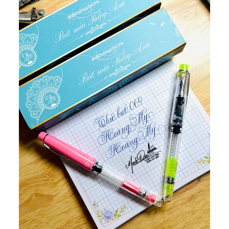 Master Anh sh069 sharpie pen has good bold strokes (bamboo leaf nib is ...