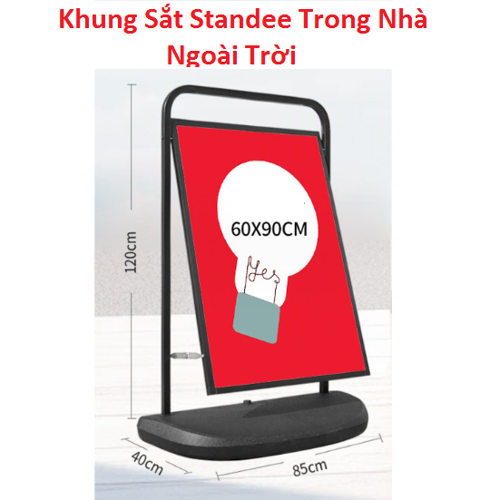 (Wholesale Warehouse) Iron Standee Frame Indoor and Outdoor, Size 60 X ...