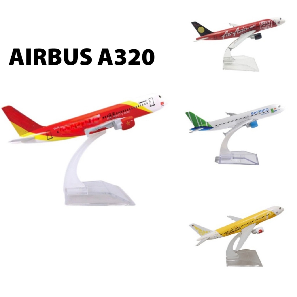 Airbus A320 metal airplane model comes with 16cm detachable base ...