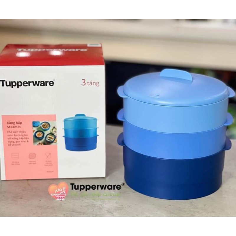 Ocean version Tupperware 3-layer steamer | Shopee Malaysia