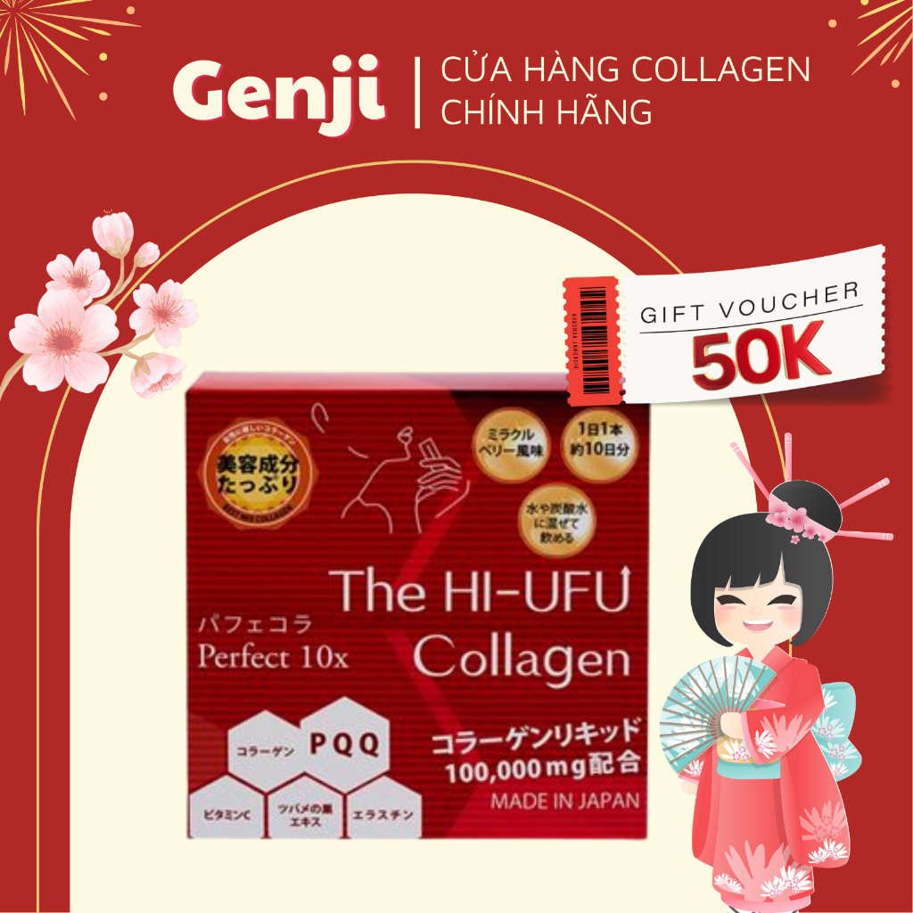 Collagen The HIFU Perfect Drink 10x Japan (Box Of 10 Packs) | Shopee ...
