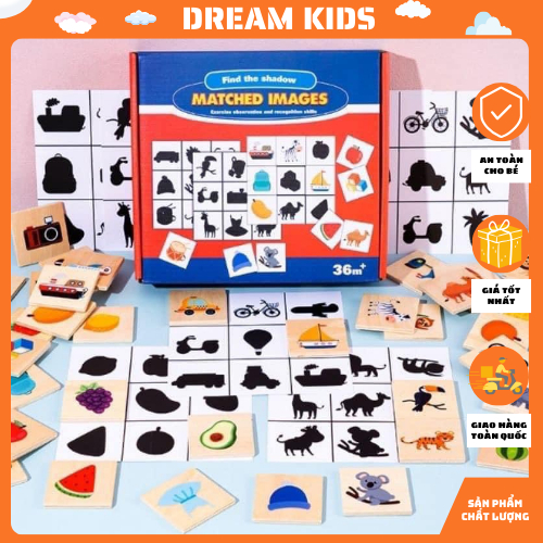 Intellectual toy Matching silhouettes to train memory | Shopee Malaysia