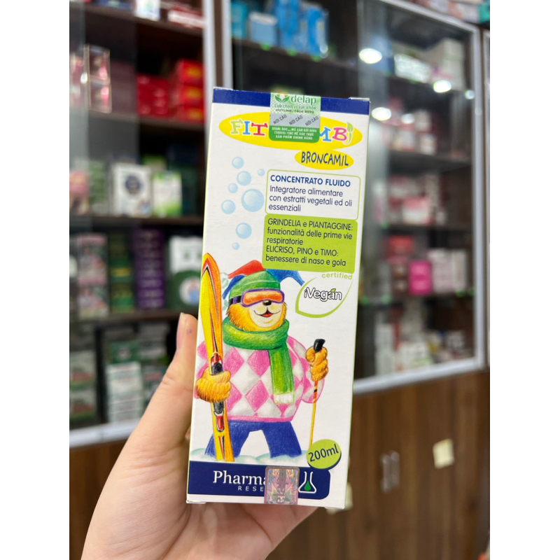 Broncamil Cough Relieving Syrup Helps Children Relieve Cough, Sore ...