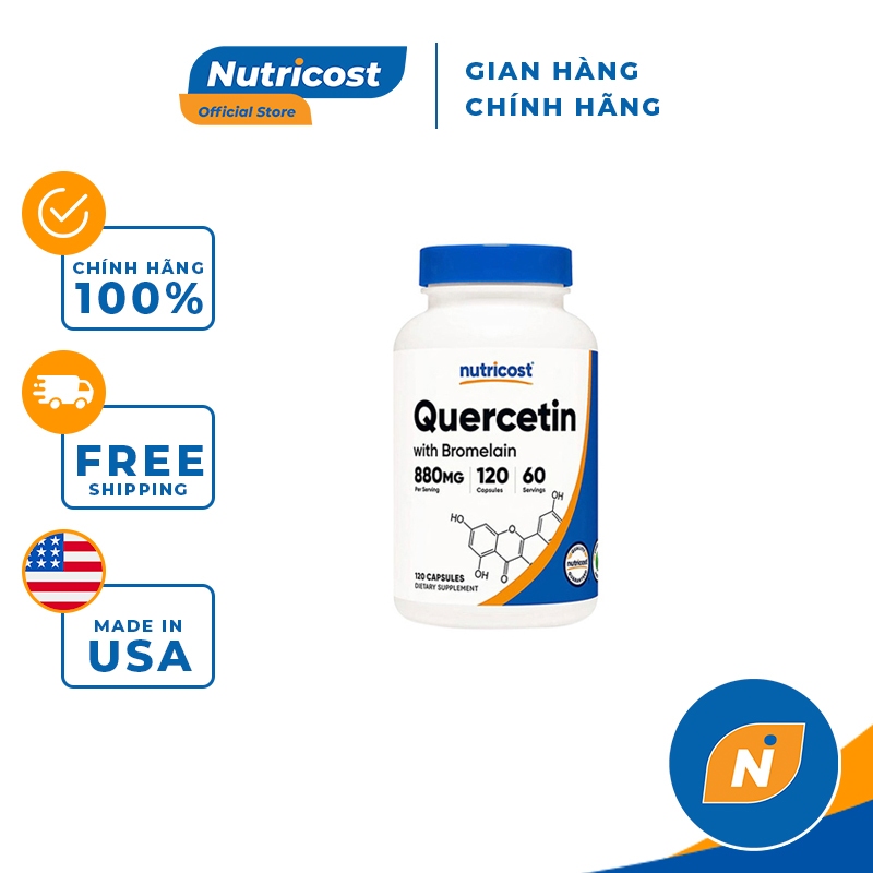 OXY Nutricost Quercetin + Bromelain Antioxidant Pills, Bone and Joint ...