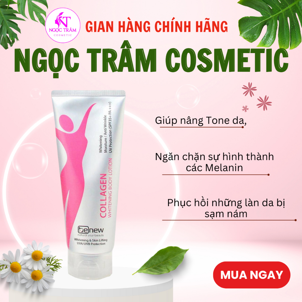 Genuine whitening cream Benew Collagen whitening body cream & body ...
