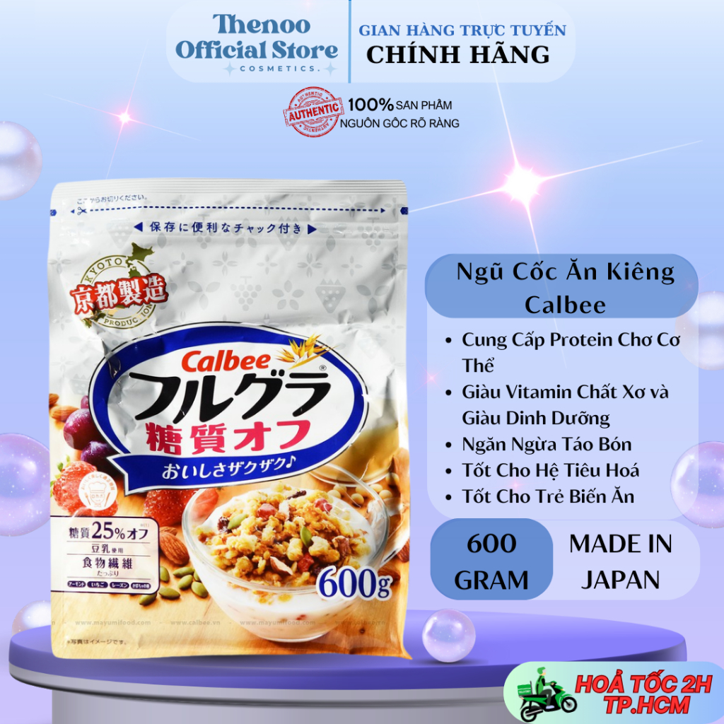 Calbee White Cereal, Cereal for People on a Low Sugar Diet 600gr Japan | Shopee Malaysia