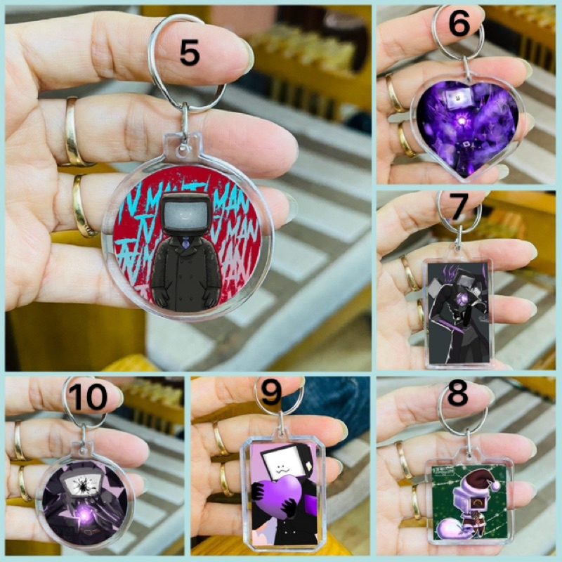 Titan tv man skibidi toilet keychain / titan tv man Game skibidi toilet ...