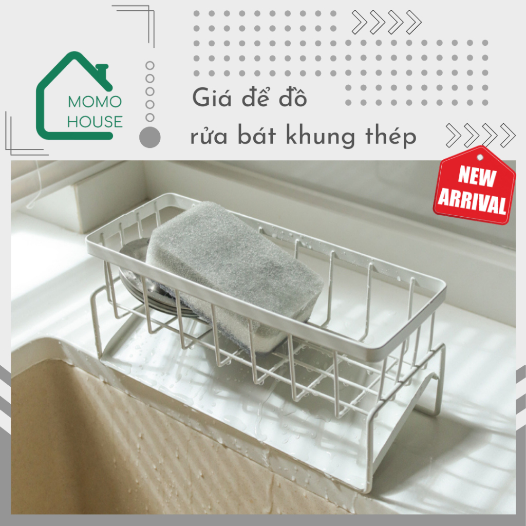 Dishwashing Rack with Sturdy Anti-rust Painted Steel Frame, Smart Self ...
