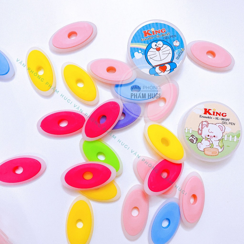 Elliptical Eraser Tablets for pens using erasable ink (Large Size ...