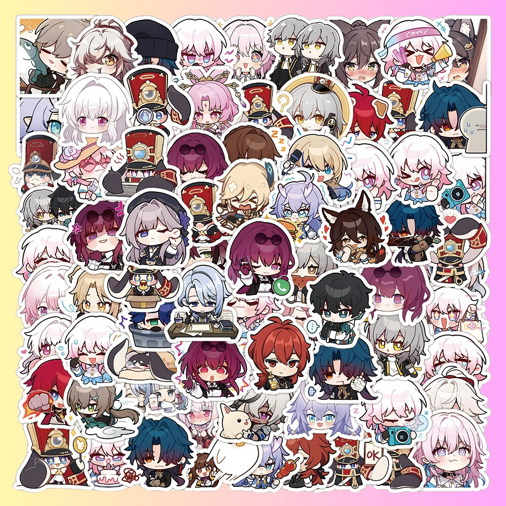 24 - Set Of 50 Stickers Game Honkai: Starrail | Shopee Malaysia