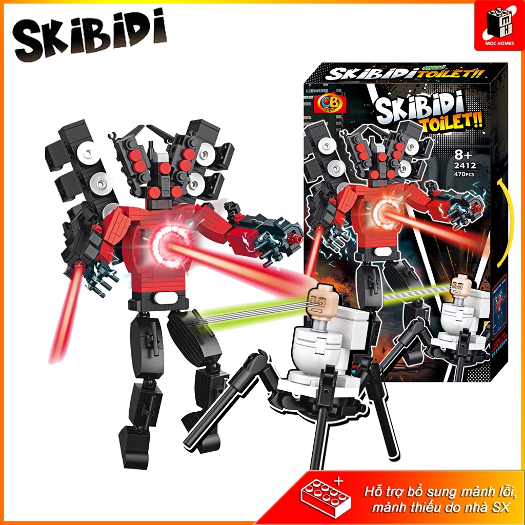 Skibidi Toilet Titan Sound Man 2412 model assembly toy | Missing ...