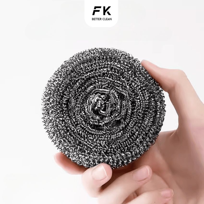 Combo of 15 steel pot and pan scrubbers, dishwashing tools to protect ...