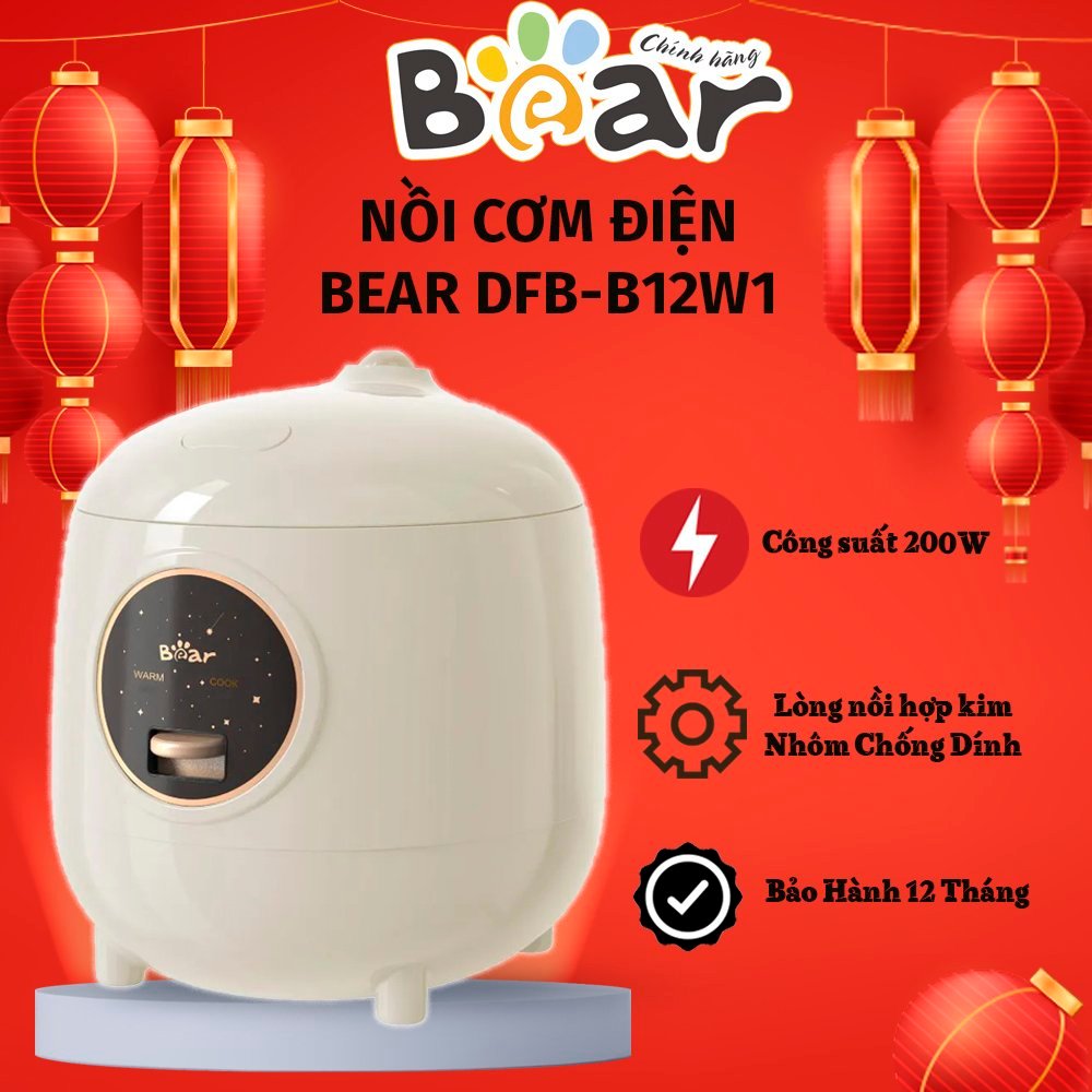 Bear DFB-B12W1 Rice Cooker - Genuine Product | Shopee Malaysia