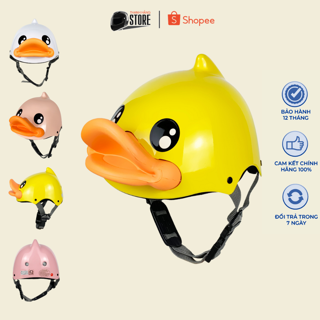 Children's Duck helmet - Adorable baby helmet - Genuine | Shopee Malaysia