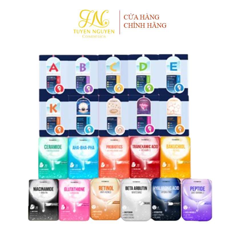 Box of 10 Foodaholic Mask Comprehensive Skin Care Paper Masks 23g x 10 ...