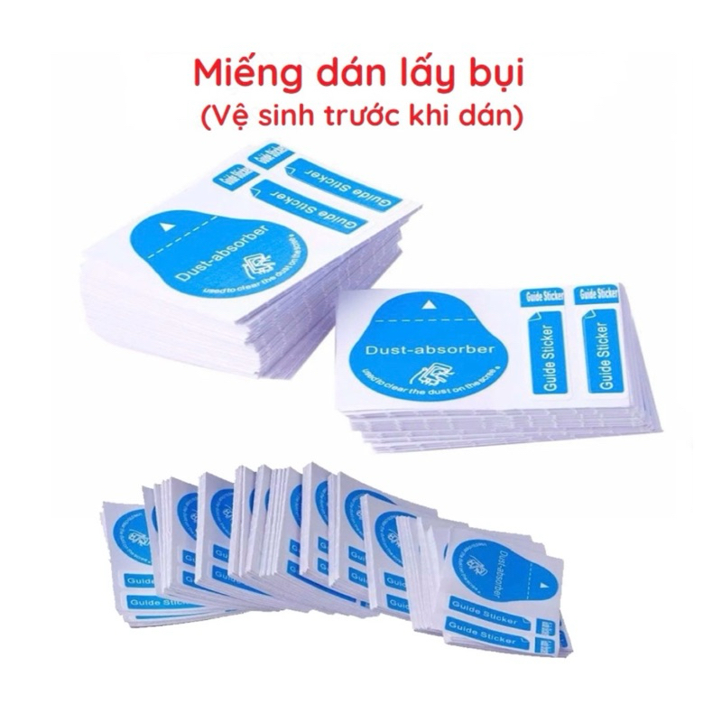 Sticker removes dust and absorbs dust to support tempered phone and ...