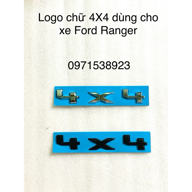4X4 LETTERS LOGO FOR FORD RANGER HIGH QUALITY CAR STICKERS | Shopee ...