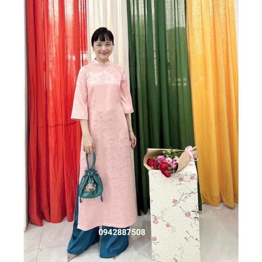 Ao Dai Tet Brocade, Innovative And Innovative Ao Dai from Standard ...