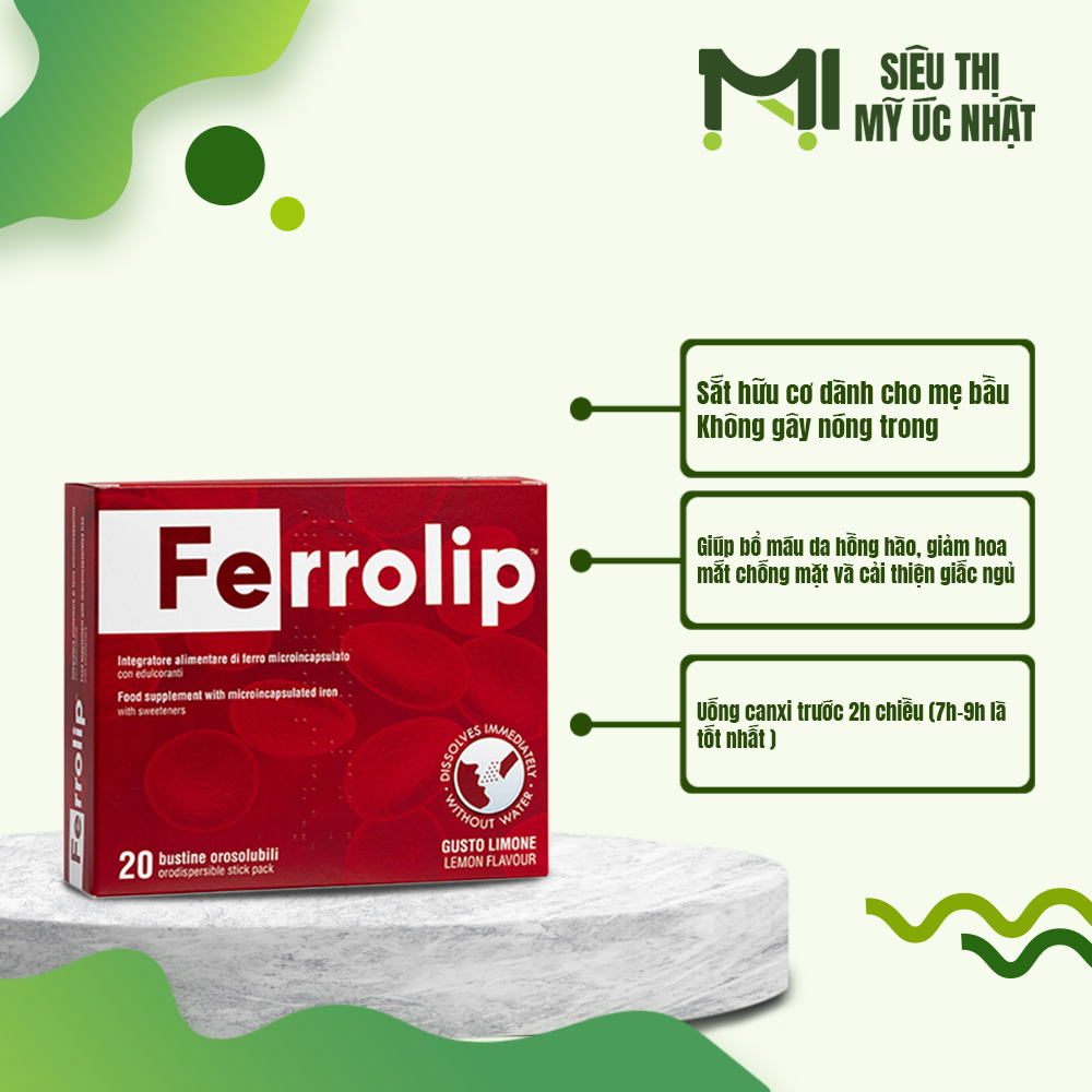 Ferrolip Iron Supplement For The Body, Reduce The Risk Of Anemia Caused ...