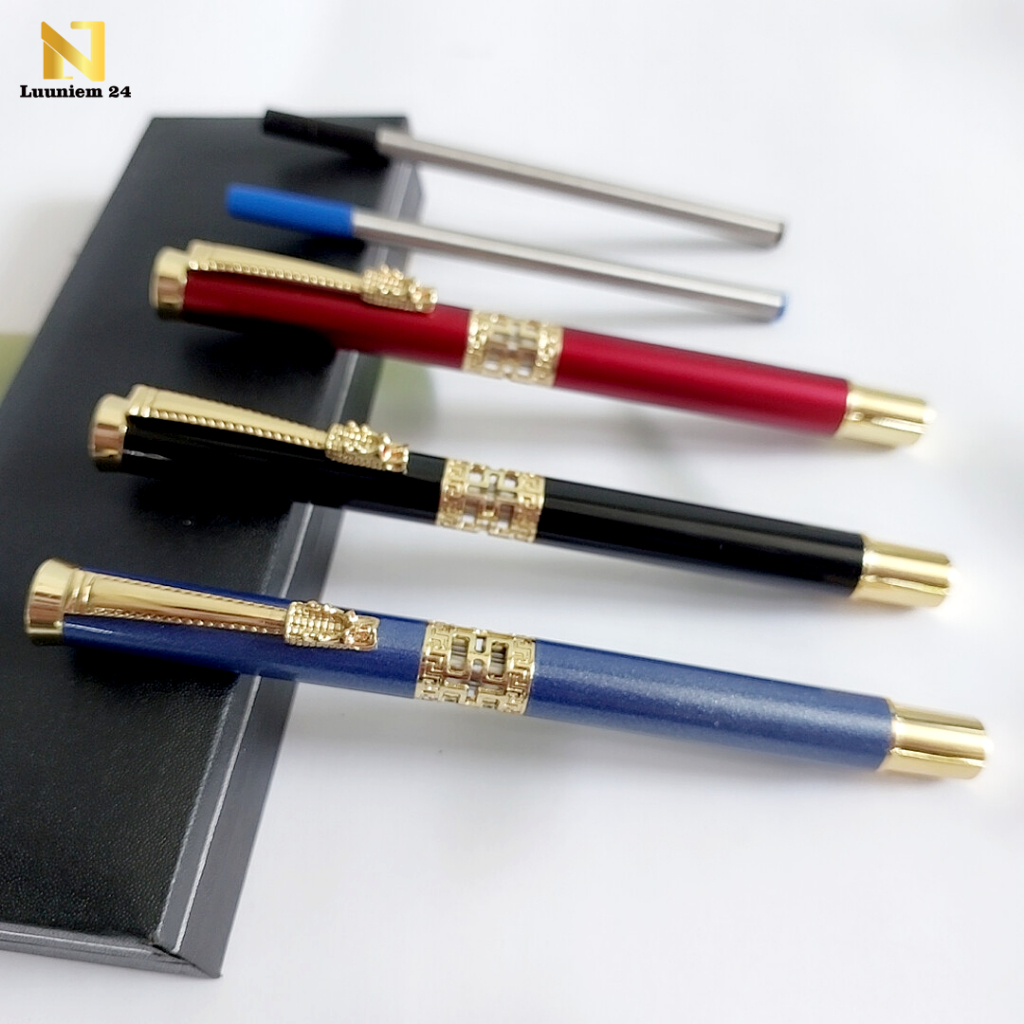 Signature pen engraved with name and logo upon request, free box + nib ...
