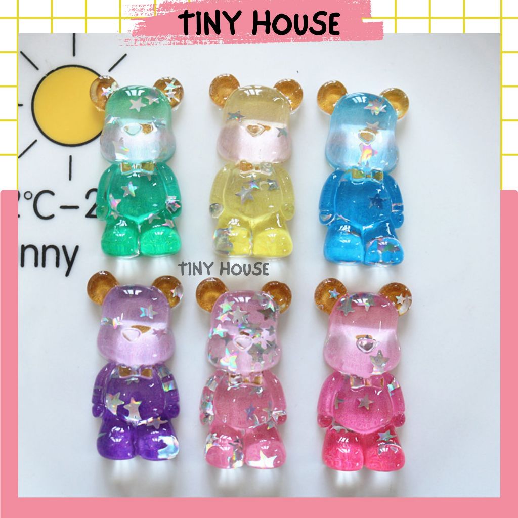 Mini Bear-shaped refrigerator decorative magnet (1 piece) T5A4 | Shopee ...