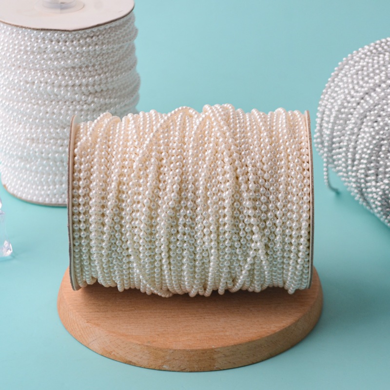 (1 meter) Plastic pearl strings of many sizes. Accessories for making ...