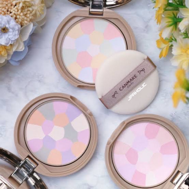 Canmake Marshmallow Finish Powder Abloom multi-color oil-alkaline ...