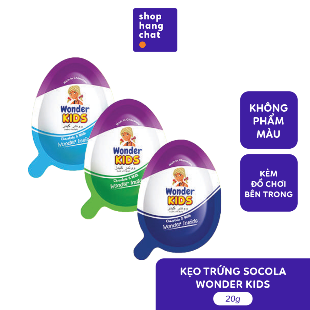 Wonder Kids Chocolate Egg Candy 20G | Shopee Malaysia