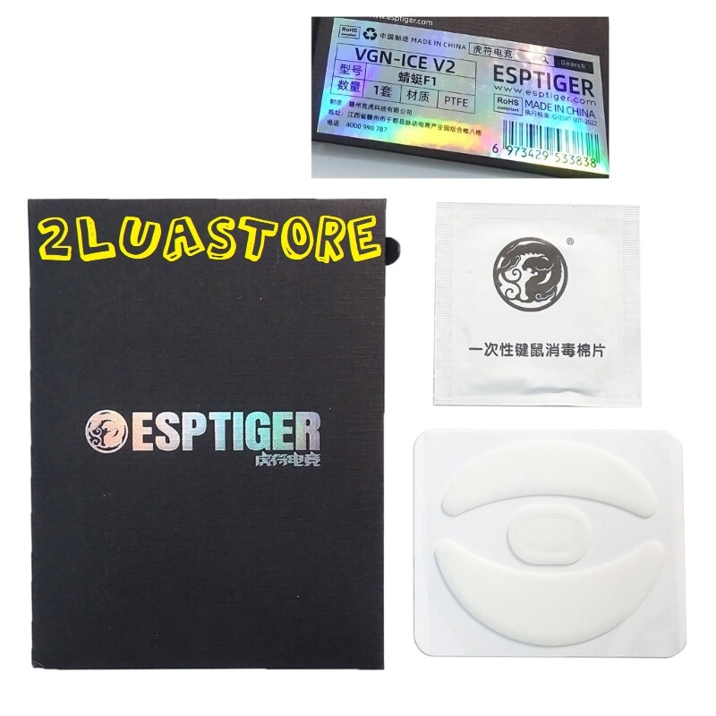 Mouse feet Tiger ICE V2 VGN F1 Pro Max sticker | Feet VXE R1 SE PRO MAX ...