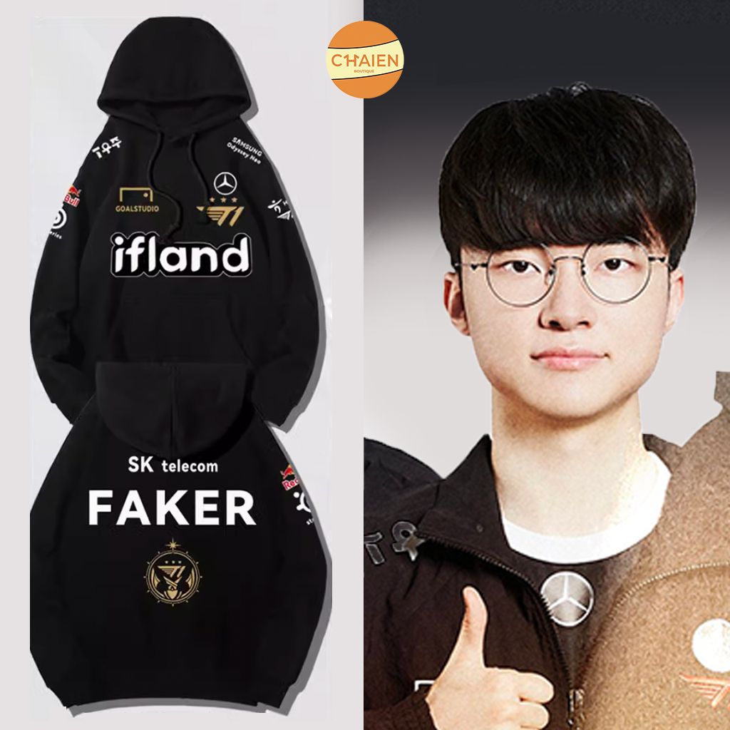 Faker warm fleece hoodie, SKT T1 hoodie for World Finals season 2023 ...