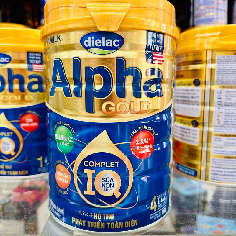 Alpha Gold powdered milk 4 tin boxes 850g (2- 6 years old) | Shopee ...