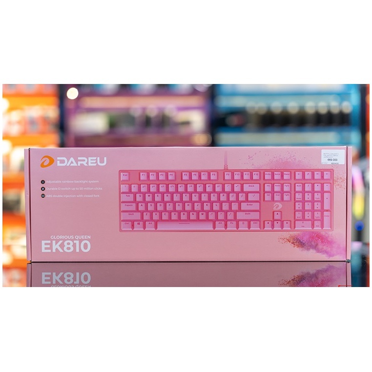Dareu EK810 Queen PINK BLUE SWITCH High Quality Fashionable Mechanical ...