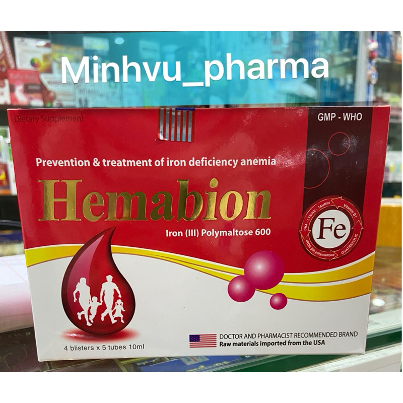 Hemabion syrup helps nourish blood for children, pregnant and ...