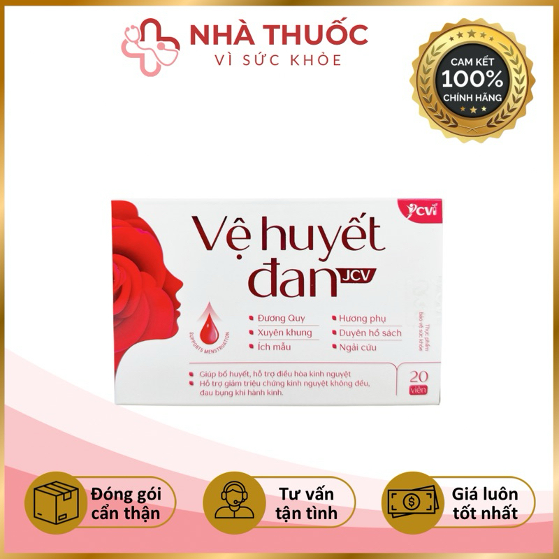 [Genuine] Ve Huyet Dan - Supports blood nourishment, regulates ...